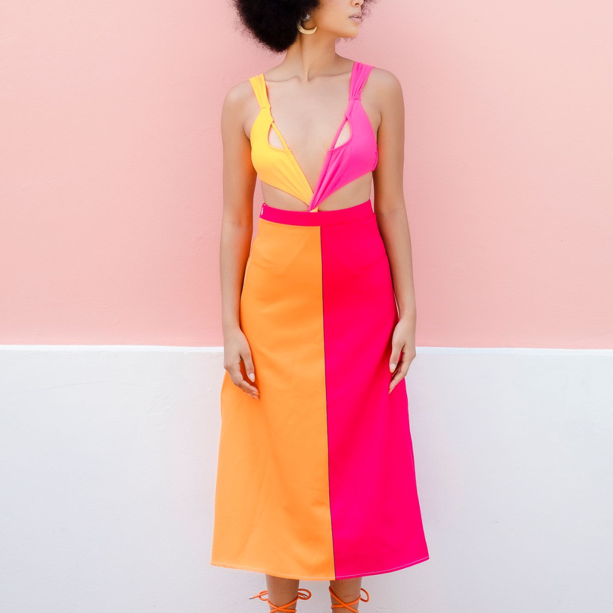 Zureen A-line Midi Skirt – Bohn Jsell